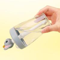 China Tritan Silicone Straw Water Bottle for sale