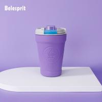 China Double Wall Heat Resistant Coffee Cup BPA Free Screw Lid type for sale
