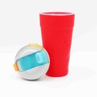 China Custom Multicolor Promotional Plastic Sports Bottles With Lid Lock for sale