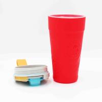 China ECO friendly 460ml Double Wall Water Bottle With Leak proof Cover for sale