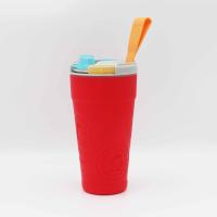 China Elegant 100% FDA Approved Silicone Coffee Mug Promotional Gift for sale