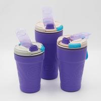 China Silicone PP Couples Water Bottles For Souvenirs Valentine's Day Gifts for sale
