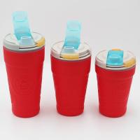 China Colored Silicone Couples Water Bottles 560ml Exquisite Coffee Mugs for sale