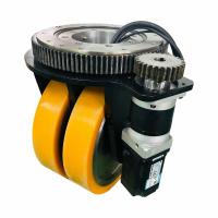 China Recanvia Heavy Duty AGV Omni Directional Integrated Steering Drive Wheel DC24V 48V for sale
