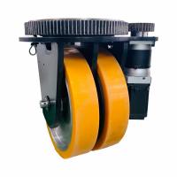 China Recanvia Heavy Duty AGV Omni Directional Integrated Steering Drive Wheel DC24V 48V for sale