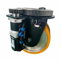 China Recanvia Heavy Duty AGV Omni Directional Integrated Steering Drive Wheel DC24V 48V for sale