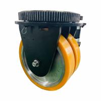 China Recanvia Heavy Duty AGV Omni Directional Integrated Steering Drive Wheel DC24V 48V for sale