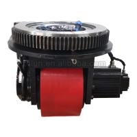 China ZHLUN Heavy Duty Brushless AGV Drive Wheel ZL-400 4000kg Load 300mm Diameter for sale