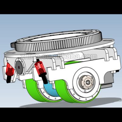 China ZL-484 10T Heavy Duty AGV Drive Unit DC48V AC220V Motor Wheel Assembly for sale
