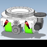 China ZL-484 10T Heavy Duty AGV Drive Unit DC48V AC220V Motor Wheel Assembly for sale