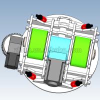 China ZL-484 10T Heavy Duty AGV Drive Unit DC48V AC220V Motor Wheel Assembly for sale