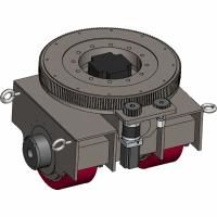 China AGV Driving Wheel ZL-600 Super Heavy Duty Steering Drive Unit 10000kg Load 484mm Height for sale