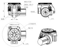 China ZL-B26B AGV Damping Steering Drive Wheel 180mm Polyurethane High Torque 80KG for sale