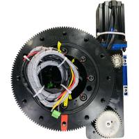 China ZL-490 AGV Heavy Load Wheel Traction Motor Rubber Drive Wheel 2T Capacity 400mm for sale