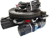 China ZL-160 AGV Drive Wheel 6In DC Motor 800kg Load Low Installation Steering Wheel System for sale