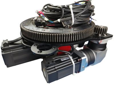 China ZL-160 AGV Drive Wheel 6In DC Motor 800kg Load Low Installation Steering Wheel System for sale