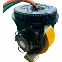 China ZL-500 AGV Heavy Duty Steering Drive Wheel DC Motor 5 Ton Load 400mm Diameter for sale