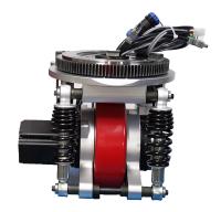 China ZL-B27 Damping AGV Steering Wheel Drive 180mm Wheel Diameter 100KG-40T Load for sale