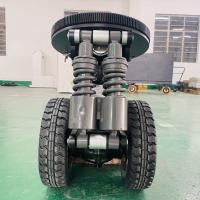 China Integral Damping AGV Drive Wheel 10 Inch 270mm Rubber Wagon Wheel for Sinolift Noblelift for sale