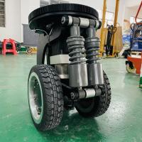 China Integral Damping AGV Drive Wheel 10 Inch 270mm Rubber Wagon Wheel for Sinolift Noblelift for sale