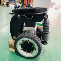 China Integral Damping AGV Drive Wheel 10 Inch 270mm Rubber Wagon Wheel for Sinolift Noblelift for sale