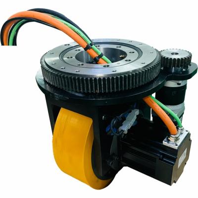 China AGV Steering Drive Wheel Assembly 400mm Diameter 5000kg Load for Crane Remote Control for sale