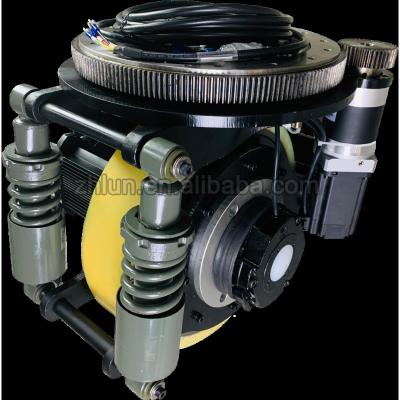 China Customization 2000kg Load Electric Drive Wheel Polyurethane Rubber Hub Motor for sale