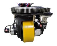 China Forklift Drive Part AGV Drive Wheel Brushed 48V DC Motor For Robot Wheels for sale
