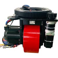China 5000W Heavy Duty AGV Drive Wheels DC Motor Mobile Robot Wheels 400cm for sale