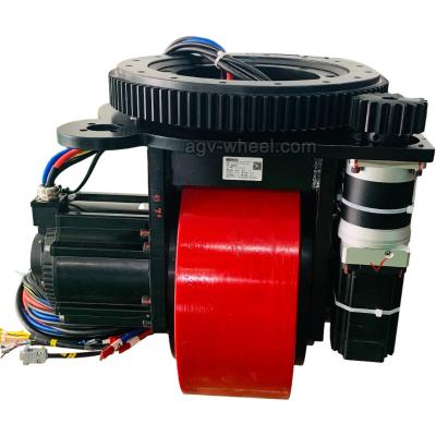 China 5000W Heavy Duty AGV Drive Wheels DC Motor Mobile Robot Wheels 400cm for sale