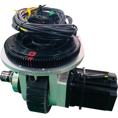 China AGV Drive Unit Polyurethane Drive Wheel 24V 200mm with Increment Encoder for sale