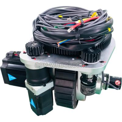 China 8 inch AGV AC Motor Drive Wheel 1000kg Load Capacity Heavy Duty Industrial Robotic Wheel for sale
