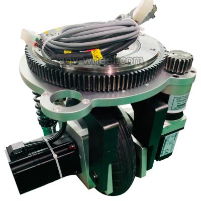 China Double Support Damper Structure Motor Robot Drive Wheel 210mm 1000kg Load for sale
