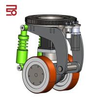 China Servo Motor AGV Differential Drive Wheel 48V 3000W 3000rpm 50i Gearbox for sale