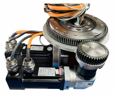 China Aluminum Alloy 750W Robot Drive Wheel with Shock Absorption IP67 Explosion Proof Motor 1000kg Load for sale