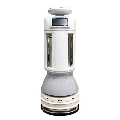 China UV Disinfection Robot 90W 15L Tank Automated Guided Vehicle for Hospital Use for sale