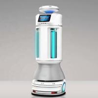 China UVC Light and Spray Disinfection Robot 15L Capacity Hospital AGV for sale