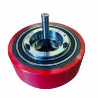 China Polyurethane Tread AGV Spare Parts Planetary Reducer AGV Drive Wheels for sale