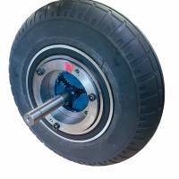 China Black Rubber AGV Wheel Drives Planetary Reducer Wheels For Hub Reduction for sale
