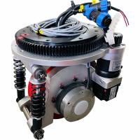 China 200mm Double Support electric drive wheels Industrial Wheels For AGV Robot for sale
