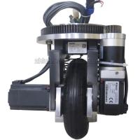 China 1000kg AGV Steering Drive Wheel DC24V Servo Motor 200mm Diameter with Shock Absorber for sale