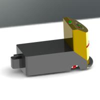 China Warehouse AGV Towing Vehicle Tractor With Magnetic / Laser Navigation for sale