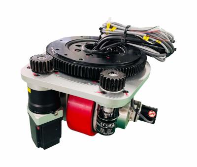 China 6Nm 1000kg Horizontal AGV Drive Wheel Motor with Parallel Planetary Transmission 180mm for sale