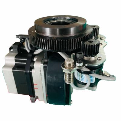 China AGV Steerable Drive Wheel 145mm Height 120mm Diameter 24V DC Motor 3000rpm Automated Robot Wheel for sale
