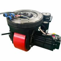 China AGV Heavy Duty Robot Drive Wheel 3000rpm 125mm with Built-In Motor Driver for Industrial Automation for sale