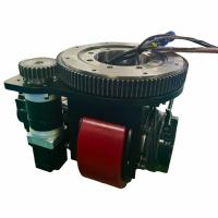 China Aluminum AGV Steering Wheel Drive Assembly 48V 750W DC Motor 250mm Wheel for sale