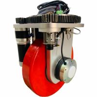China 48V 750W BLDC Motor AGV Mecanum Wheel 300mm PU Drive Wheel for sale