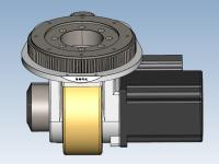 China Steerable Low Voltage BLDC AC Motor Drive Wheel With Servo Traction Motor 48V 1000W for sale