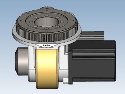 China Steerable Low Voltage BLDC AC Motor Drive Wheel With Servo Traction Motor 48V 1000W for sale