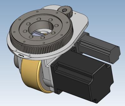 China 2T AGV AC Motor Drive Wheel With Steering 24V 1300W DC Motor for sale